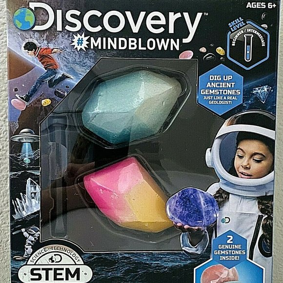 Discovery | Toys | Discovery Mindblown Gemstones Unearthed Mini Excavation Stem Science Kit Ages ...
